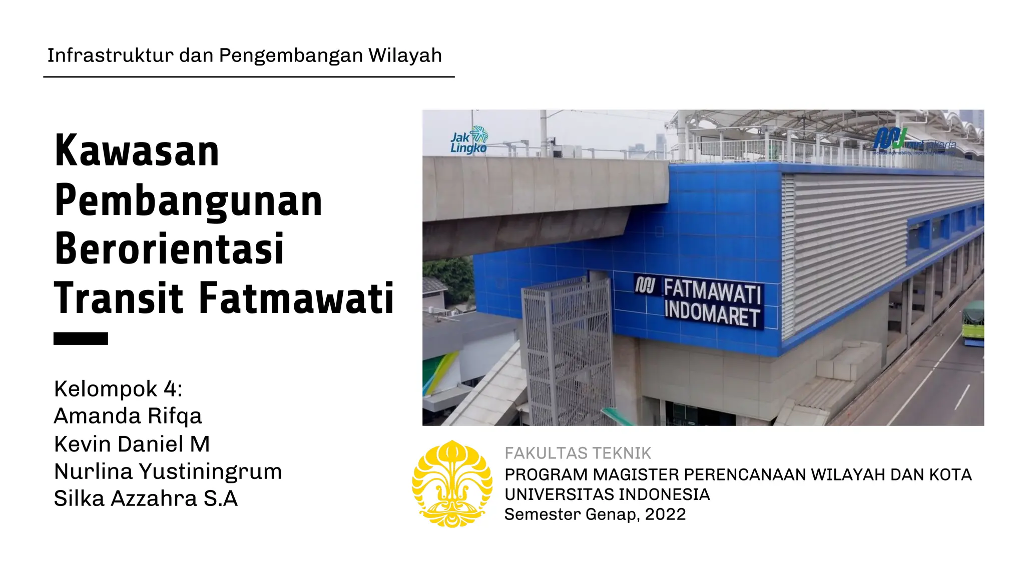 Kawasan Pembangunan TOD Fatmawati | PDF