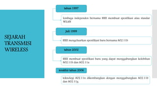 Kelompok 4 media transmisi wireless | PPTX