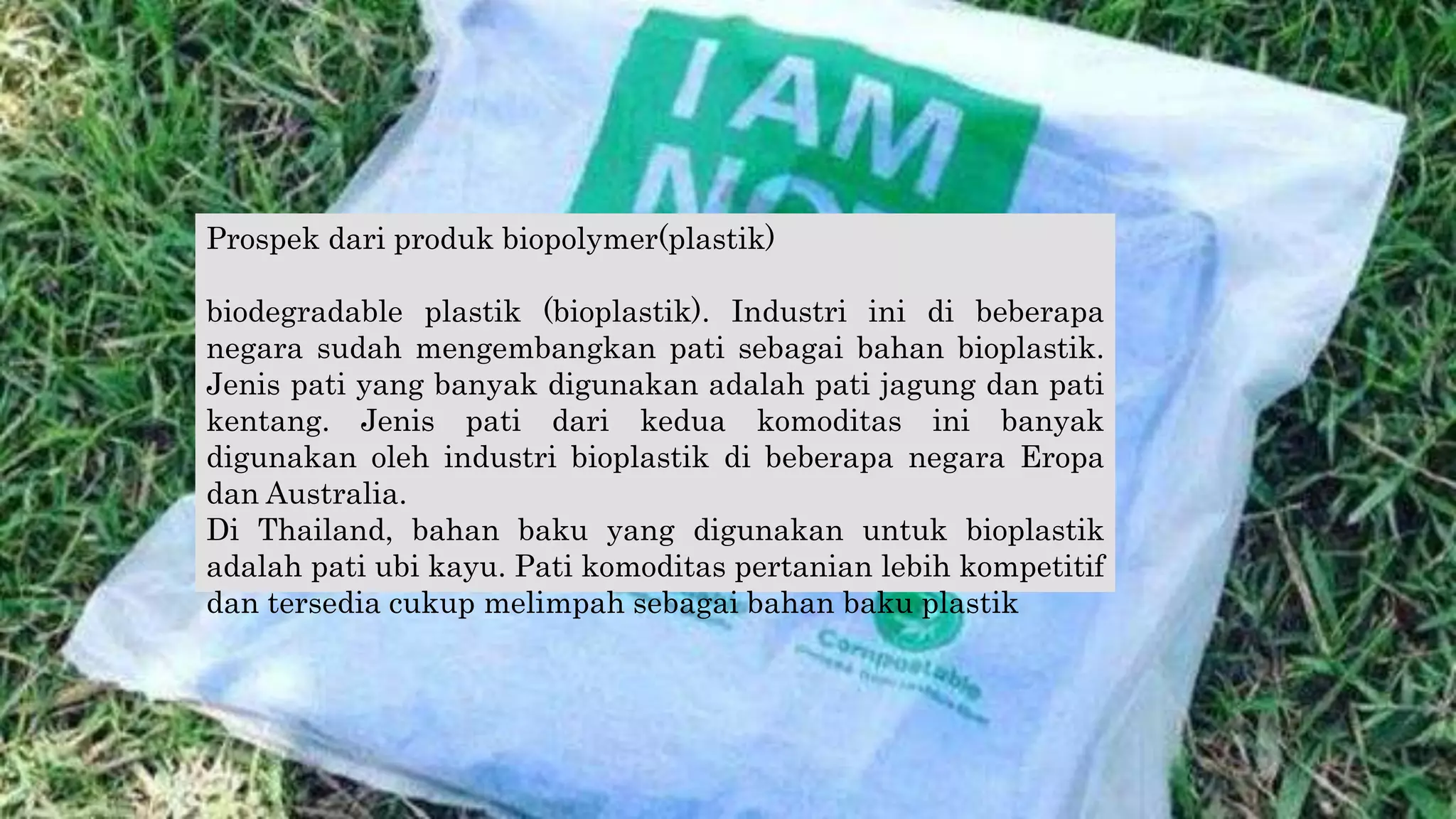 Kelompok 4, PIP, Produk pertanian non-pangan .pptx