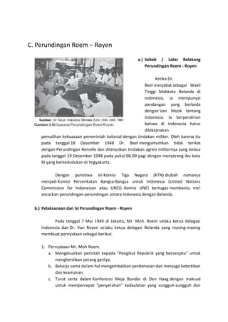 Upaya Mempertahankan Kemerdekaan RI melalui Diplomasi (Perundingan) | DOC