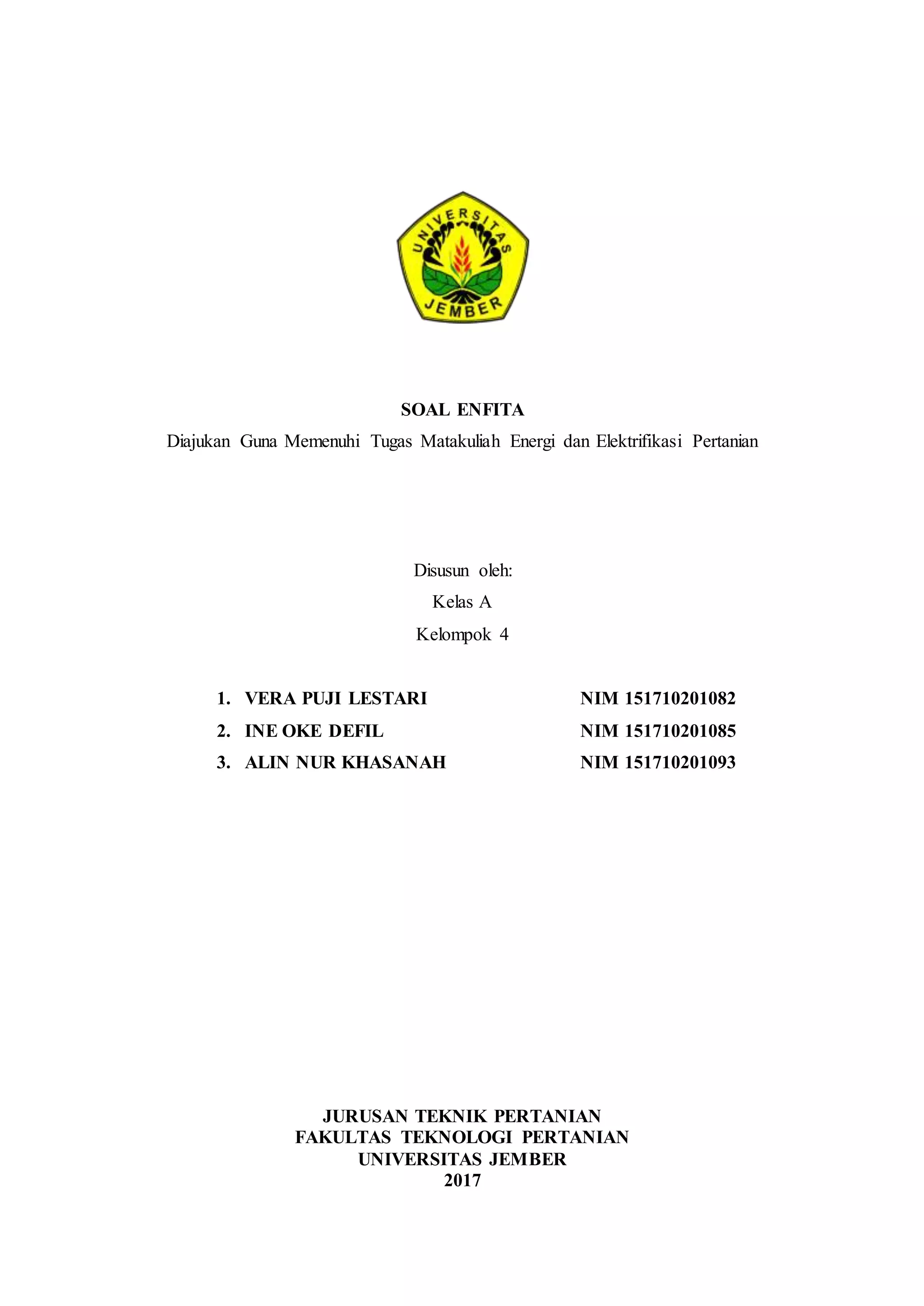 Kelompok 4 tep a-tugas enfita | DOCX