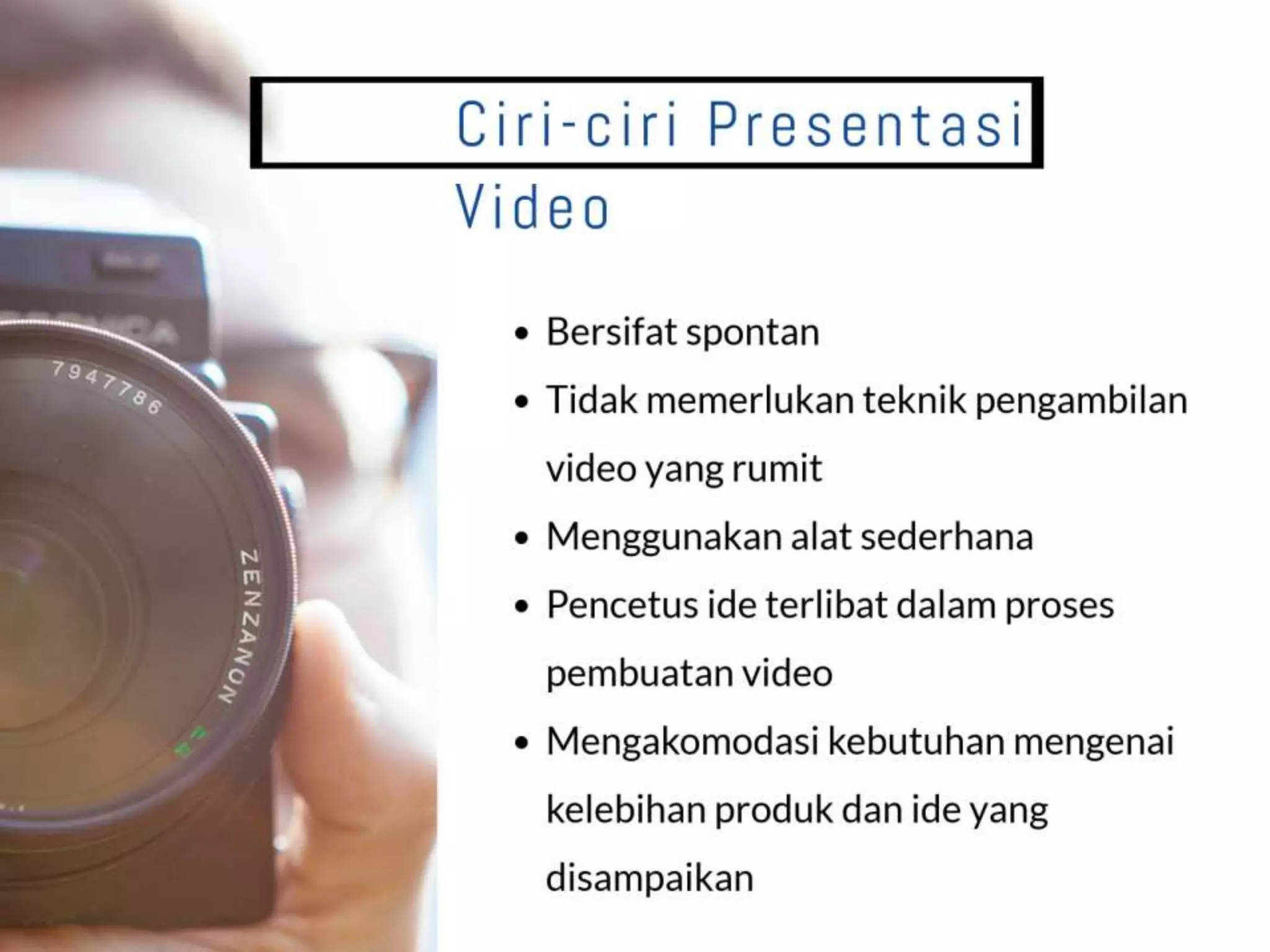 Digital Marketing : Video Presentasi | PPTX