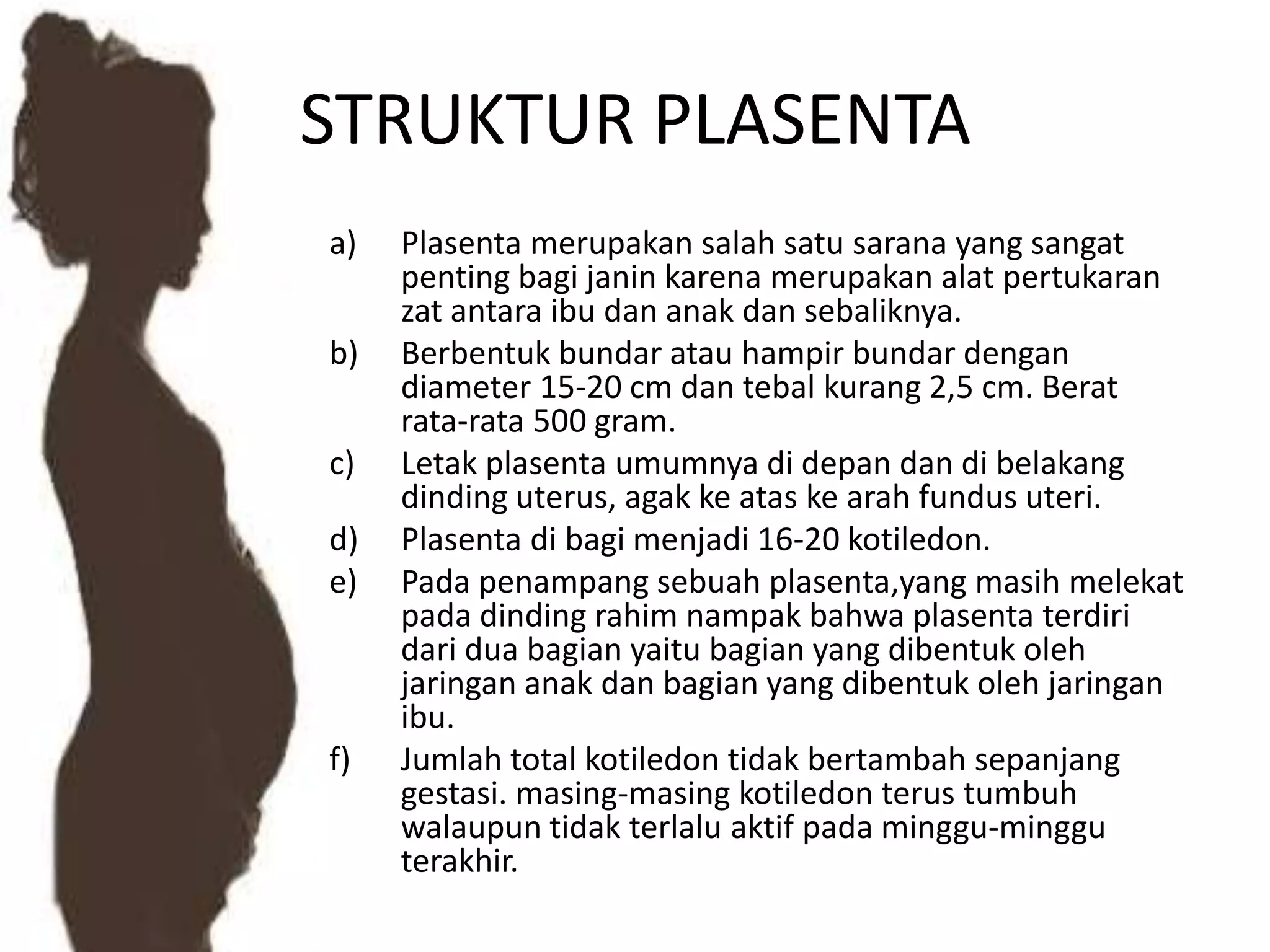 Struktur Fungsi Amnion, Plasenta dan Tali Pusat | PPTX