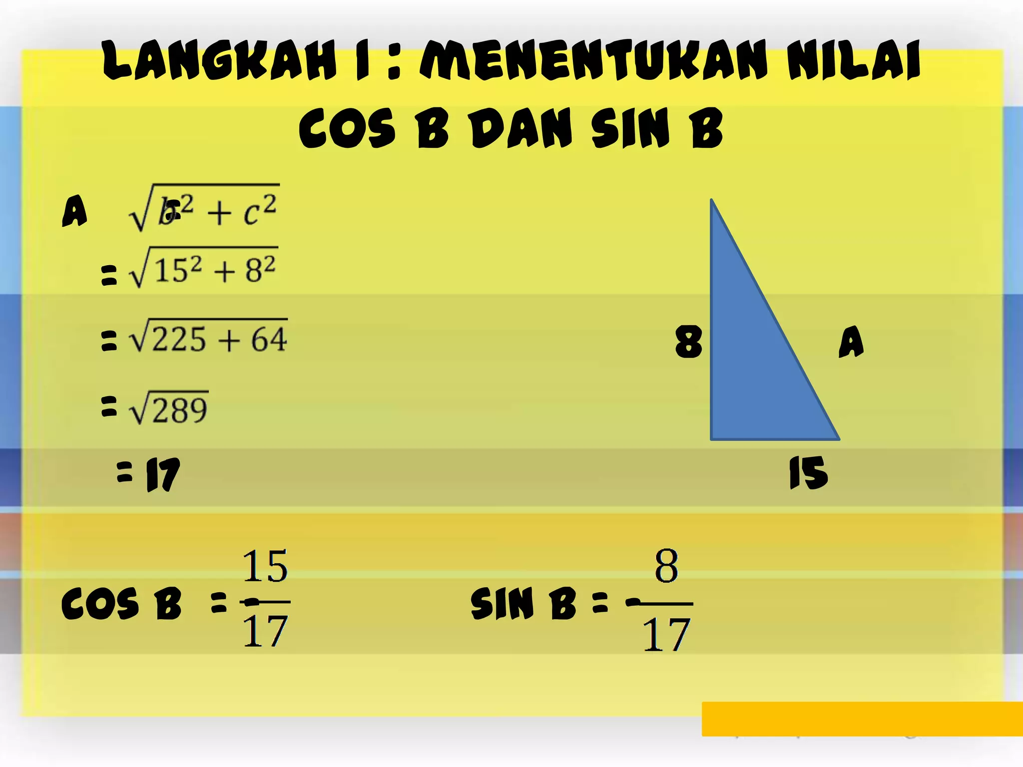 Aturan Sinus untuk Jumlah atau Selisih 2 Sudut | PPTX