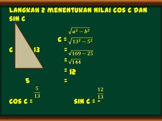 Aturan Sinus untuk Jumlah atau Selisih 2 Sudut | PPTX