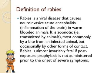 Rabies | PPTX