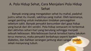 POLA HIDUP SEHAT | PPTX