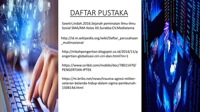 Perkembangan IPTEK di Era Globalisasi | PPTX