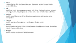 contoh layout bandara udara di dunia | PPTX