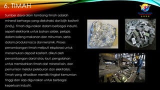 POTENSI LINGKUNGAN SUMBER DAYA ALAM TAMBANG | PPTX