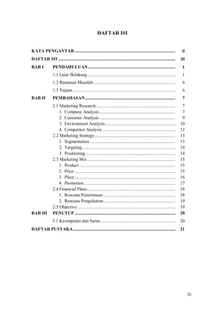 Marketing Plan Perumahan Bina Bangsa City (BBC) - Manajemen Pemasaran ...