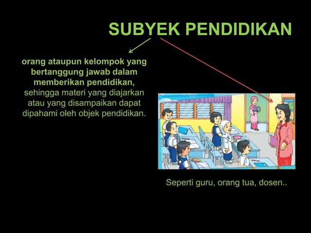 Subyek dan Obyek Pendidikan | PPTX