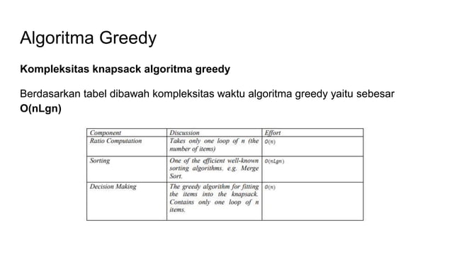 Knapsack Problem : Greedy vs Dynamic Programming | PPTX