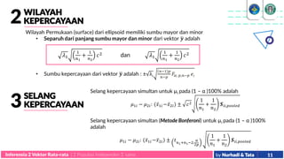APG Pertemuan 6 : Inferensia Dua Vektor Rata-rata | PDF