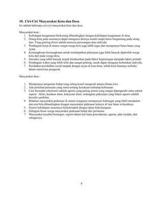 Konsep Masyarakat dan Sosial Budaya Masyarakat Indonesia | DOCX