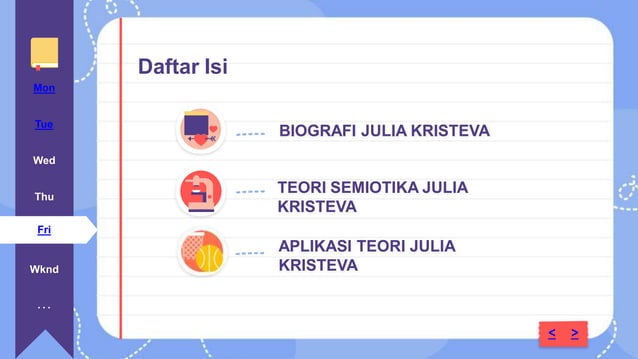 Teori semiotik Julia Kristeva | PPTX