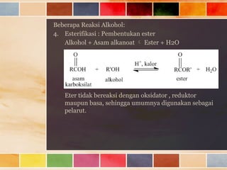 pengenalan mengenai macam-macam senyawa alkana | PPTX