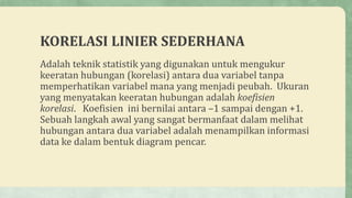 KORELASI LINIER SEDERHANA DAN REGRESI LINIEAR.pptx