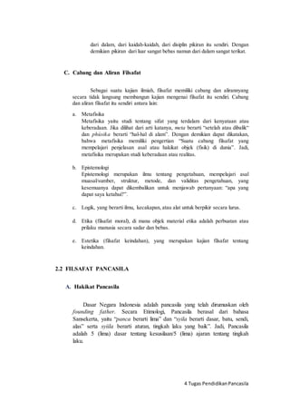 kelompok 5 pancasila sebagai filsafat tugas tik | DOCX