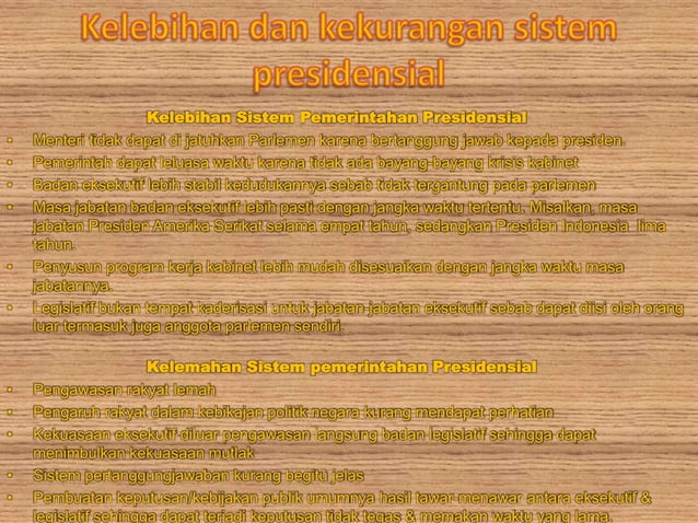 sistem pemerintahan | PPTX