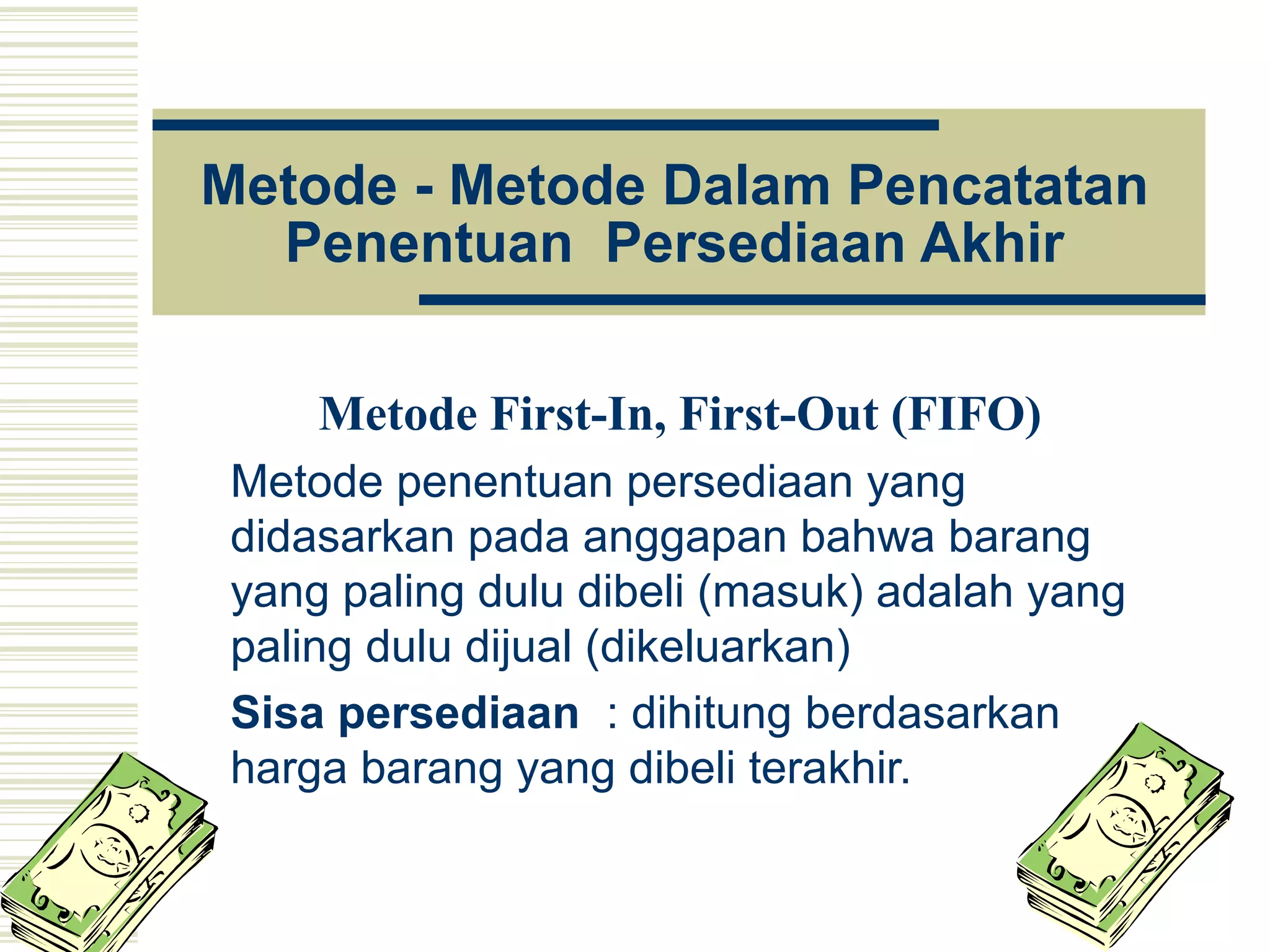 Kelompok 5 ppt persediaan barang dagang | PPT