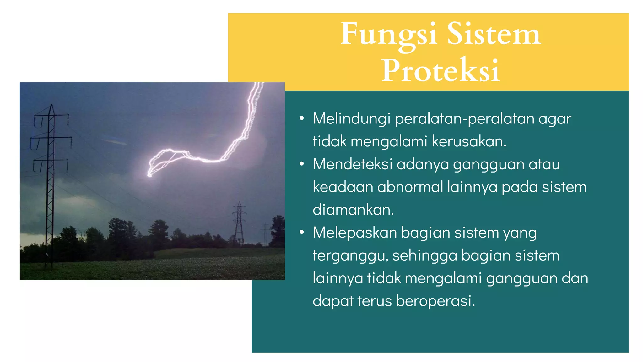 Sistem Proteksi SISTEM TENAGA LISTRIK | PPTX