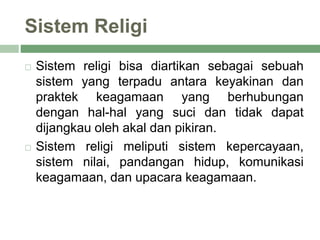 7 Unsur - Unsur Kebudayaan | PPTX