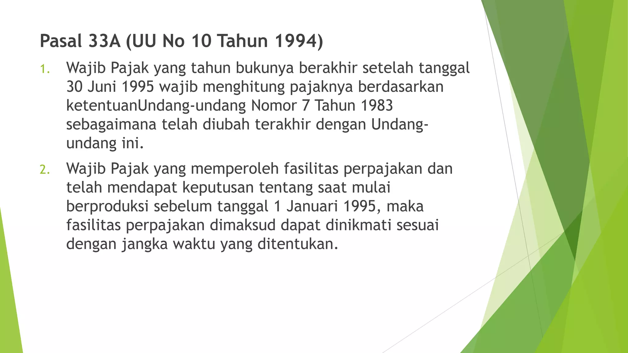 Ketentuan Lain dalam PPh | PPT