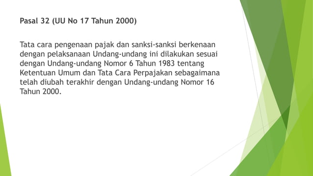 Ketentuan Lain dalam PPh | PPT