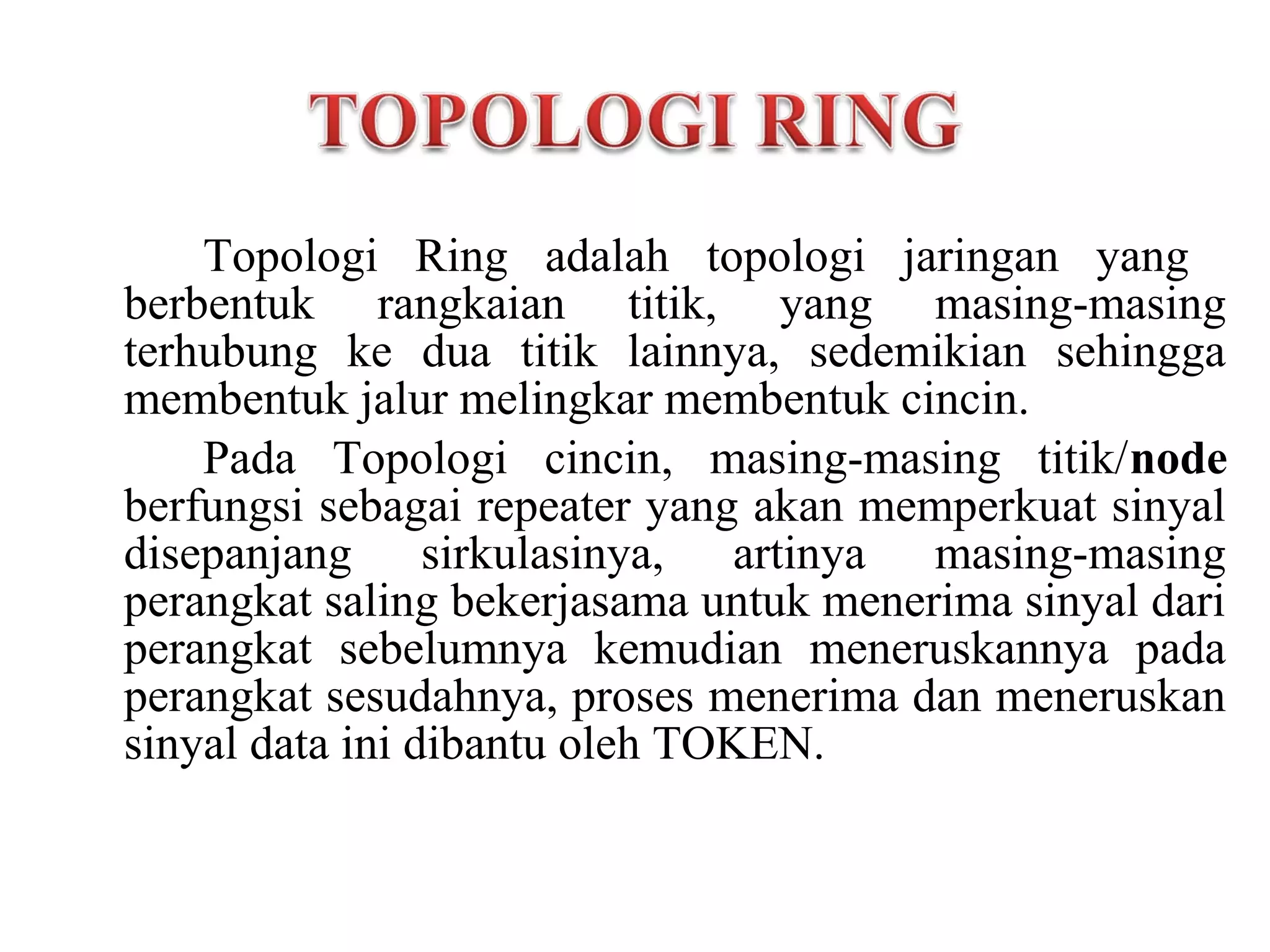 Jaringan Komputer berdasarkan Topologinya | PPT