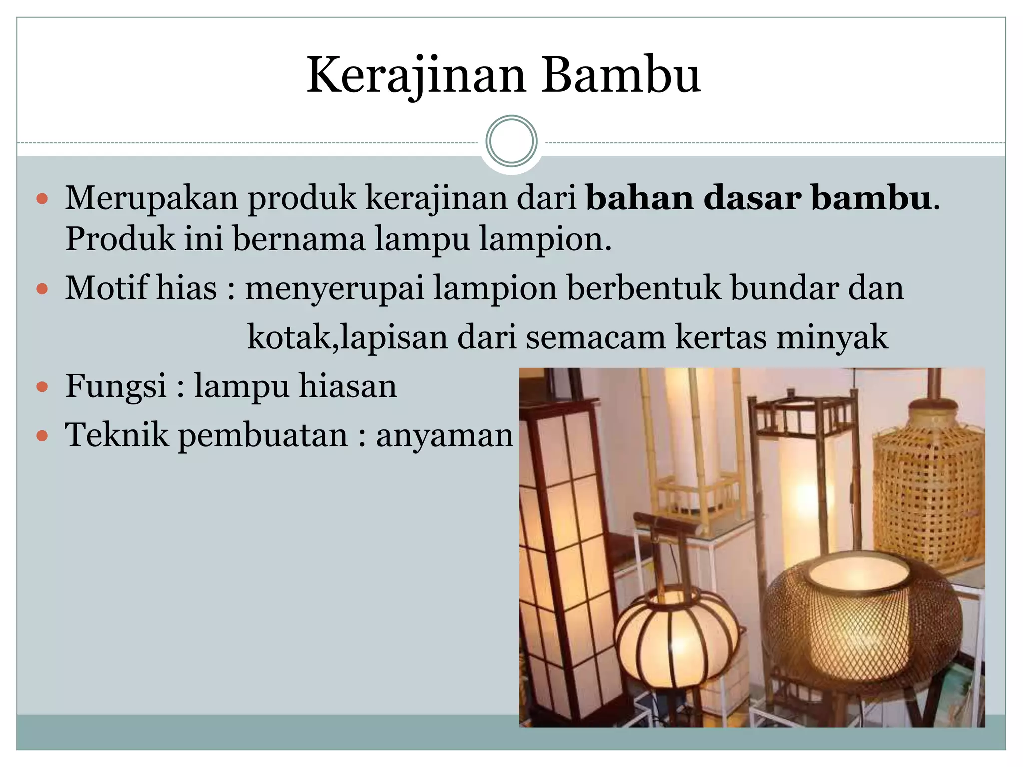 Kerajinan dari Bahan Keras.Kelompok 6 | PPTX