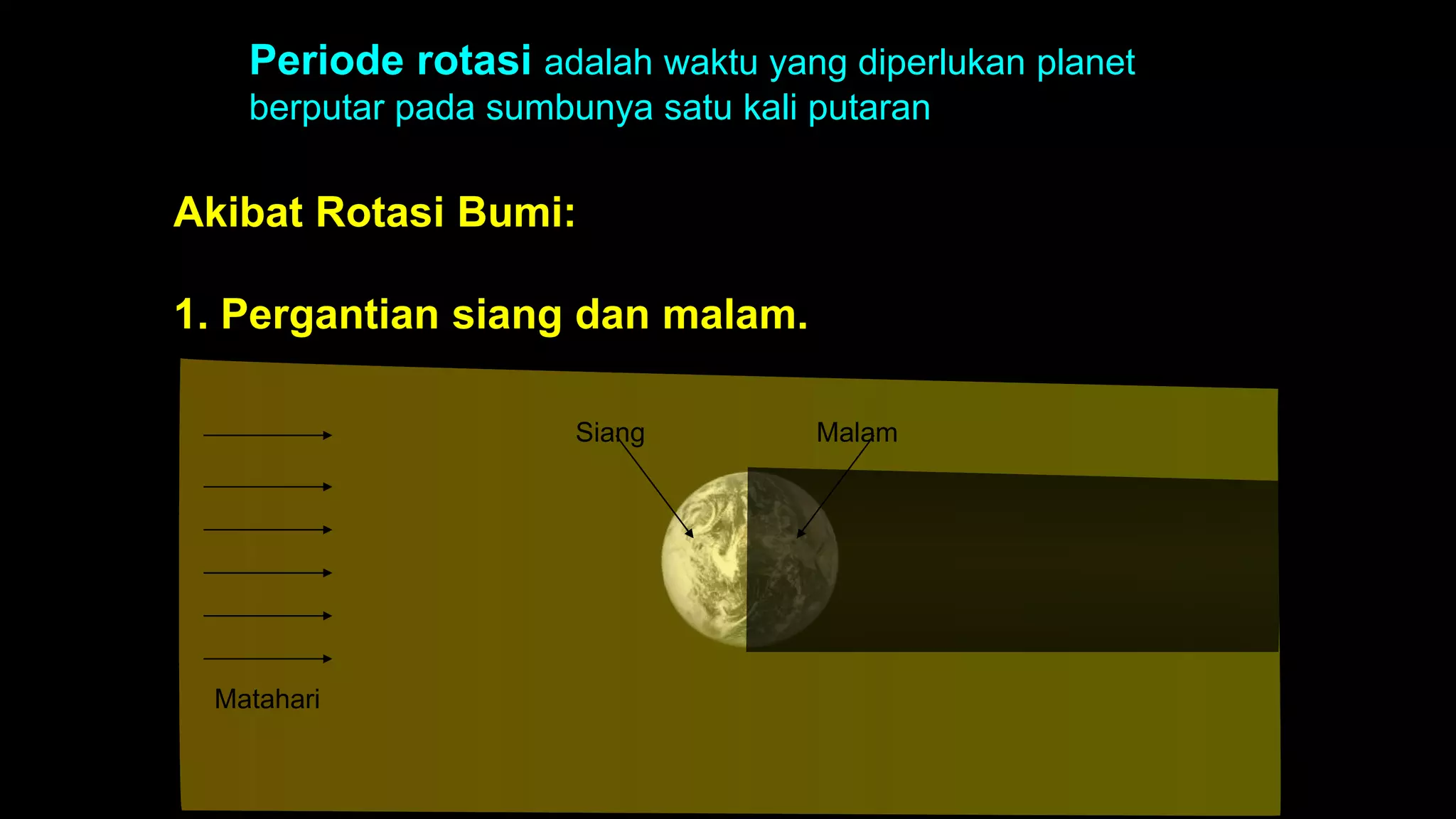 rotasi bumi | PPTX