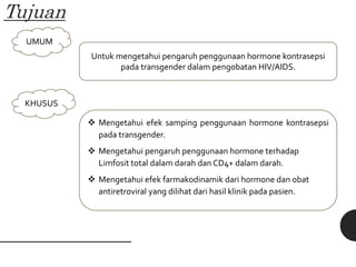 Metodologi Riset - Pengaruh penggunaan hormon kontrasepsi pada ...