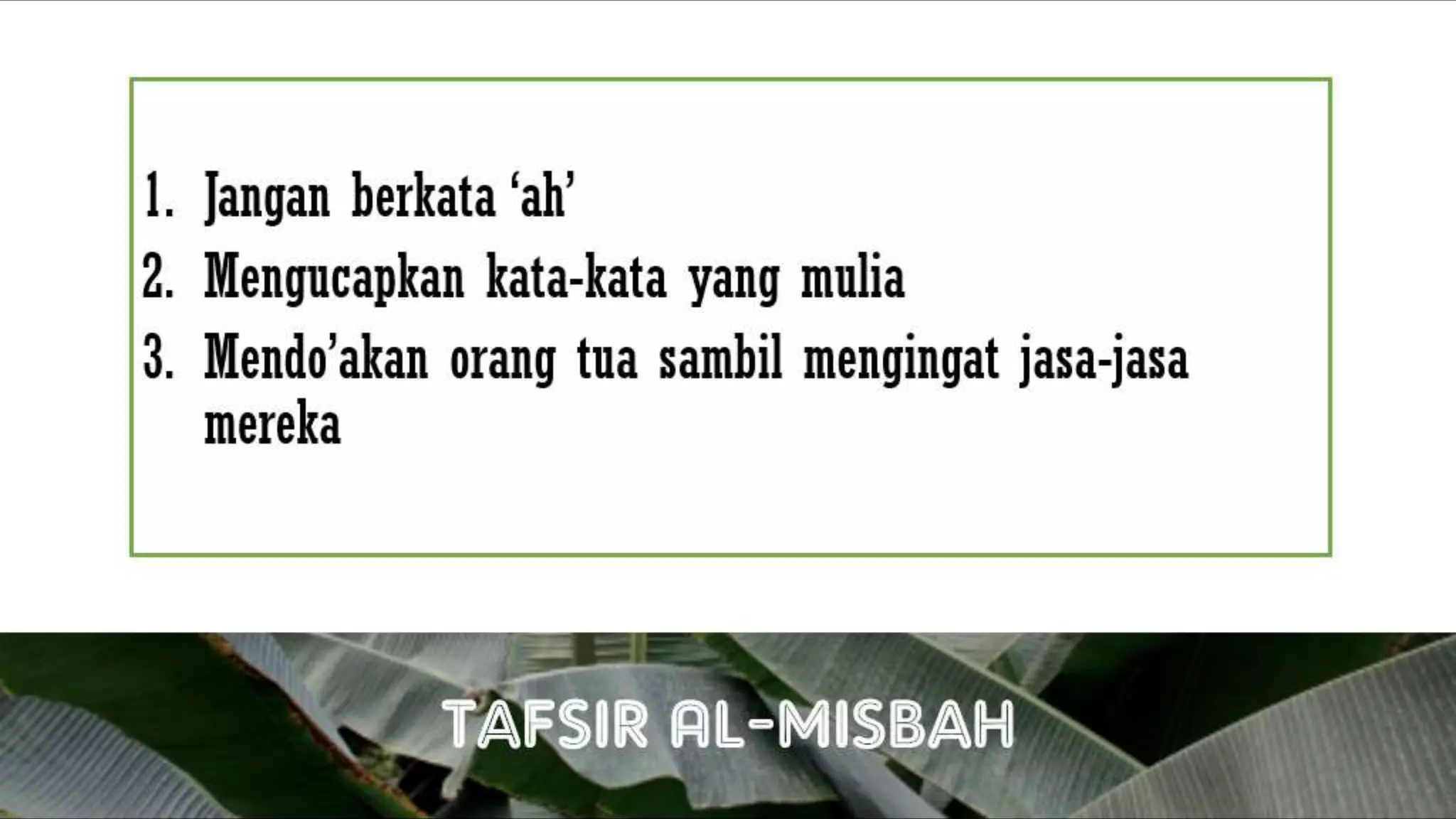 [KELAS XI] Al-Qur'an Hadits: Hidup Berkah dengan Menghormati dan ...