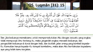 [KELAS XI] Al-Qur'an Hadits: Hidup Berkah dengan Menghormati dan ...