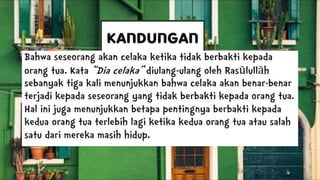 [KELAS XI] Al-Qur'an Hadits: Hidup Berkah dengan Menghormati dan ...