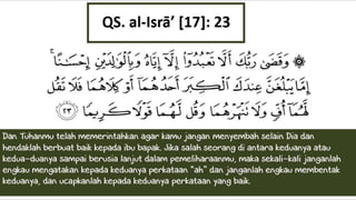 [KELAS XI] Al-Qur'an Hadits: Hidup Berkah dengan Menghormati dan ...