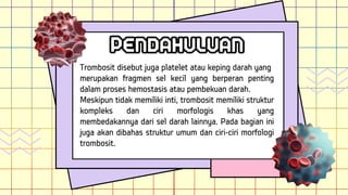 striktur dan ciri-ciri trombosit dalam darah | PDF