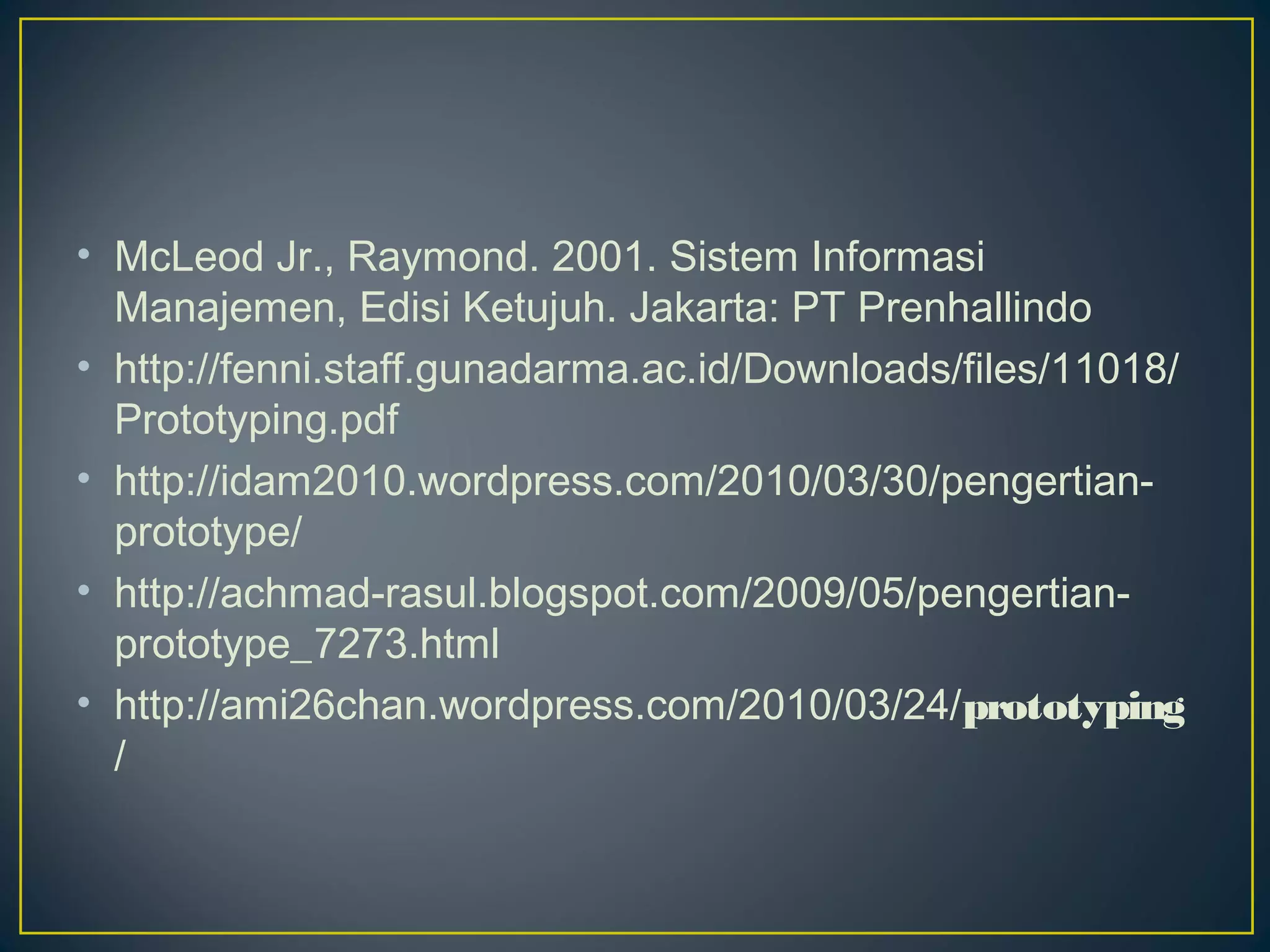 Kelompok 6 prototipe | PPT