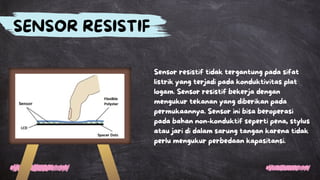 Kelompok 6 - Sensor Sentuh Pengertian, Cara Kerja | PPT