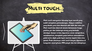 Kelompok 6 - Sensor Sentuh Pengertian, Cara Kerja | PDF