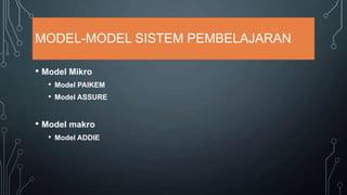 Kelompok 6 model asesmen | PPTX