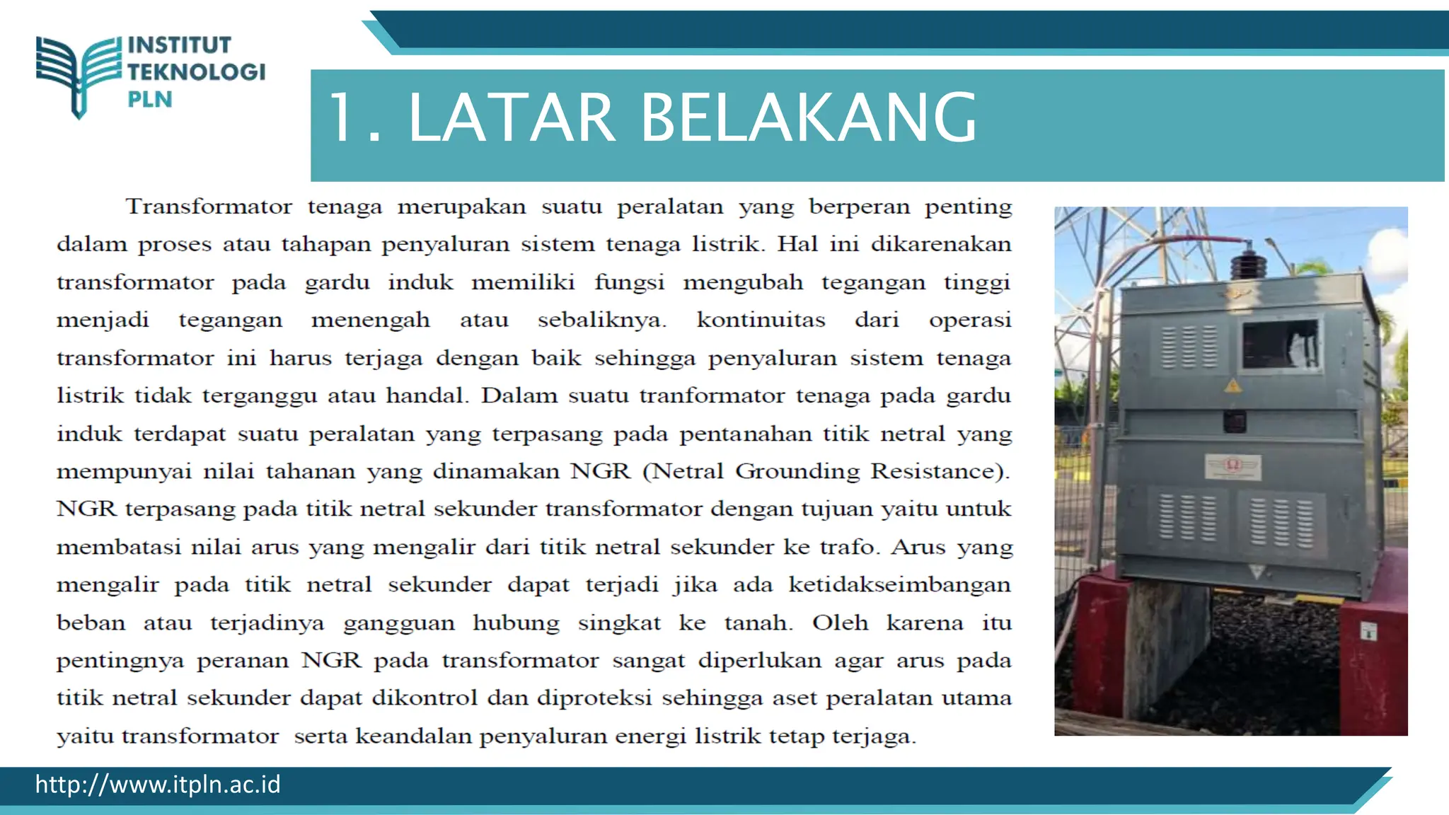 Neutral Grounding Resistance (NGR) in the Transformer | PPTX