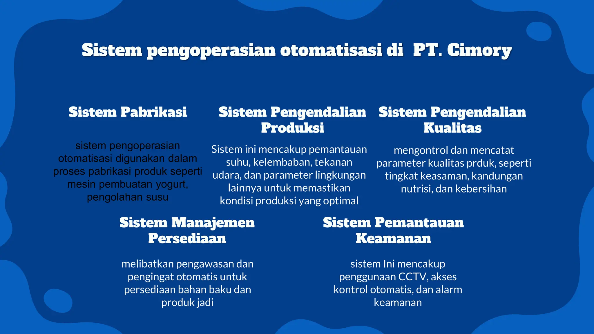 Pemrosesan Data Elektronik Pada PT Cimory | PPTX