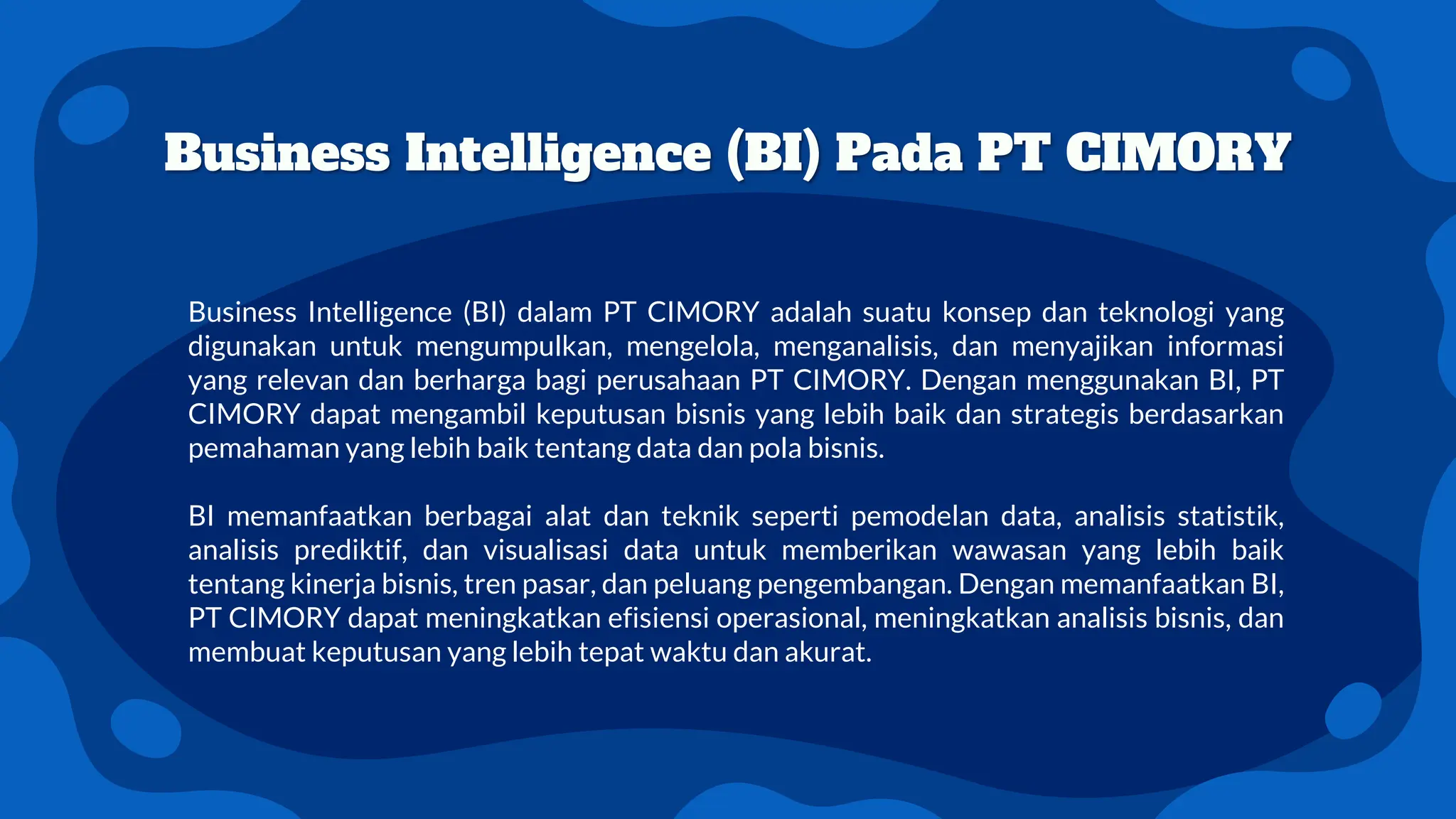 Pemrosesan Data Elektronik Pada PT Cimory | PPTX