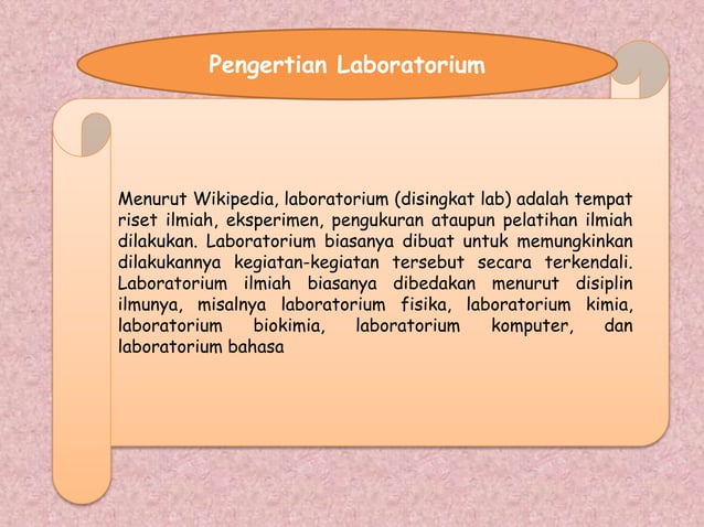 pengelolaan laboratorium | PPTX