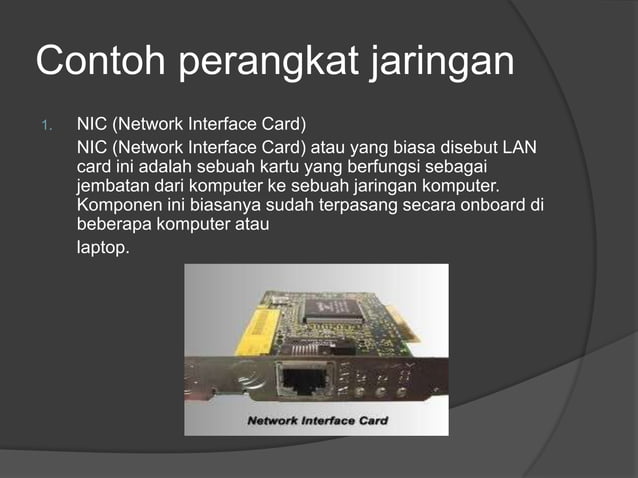 Perangkat Jaringan | PPTX