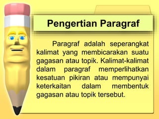 paragraf dalam bahasa indonesia | PPTX