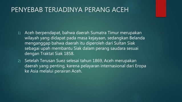 Sejarah Perang Aceh Melawan Belanda | PPT