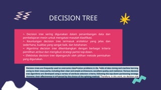 Kelompok 6 Sains Data Classification Algorithm | PPTX